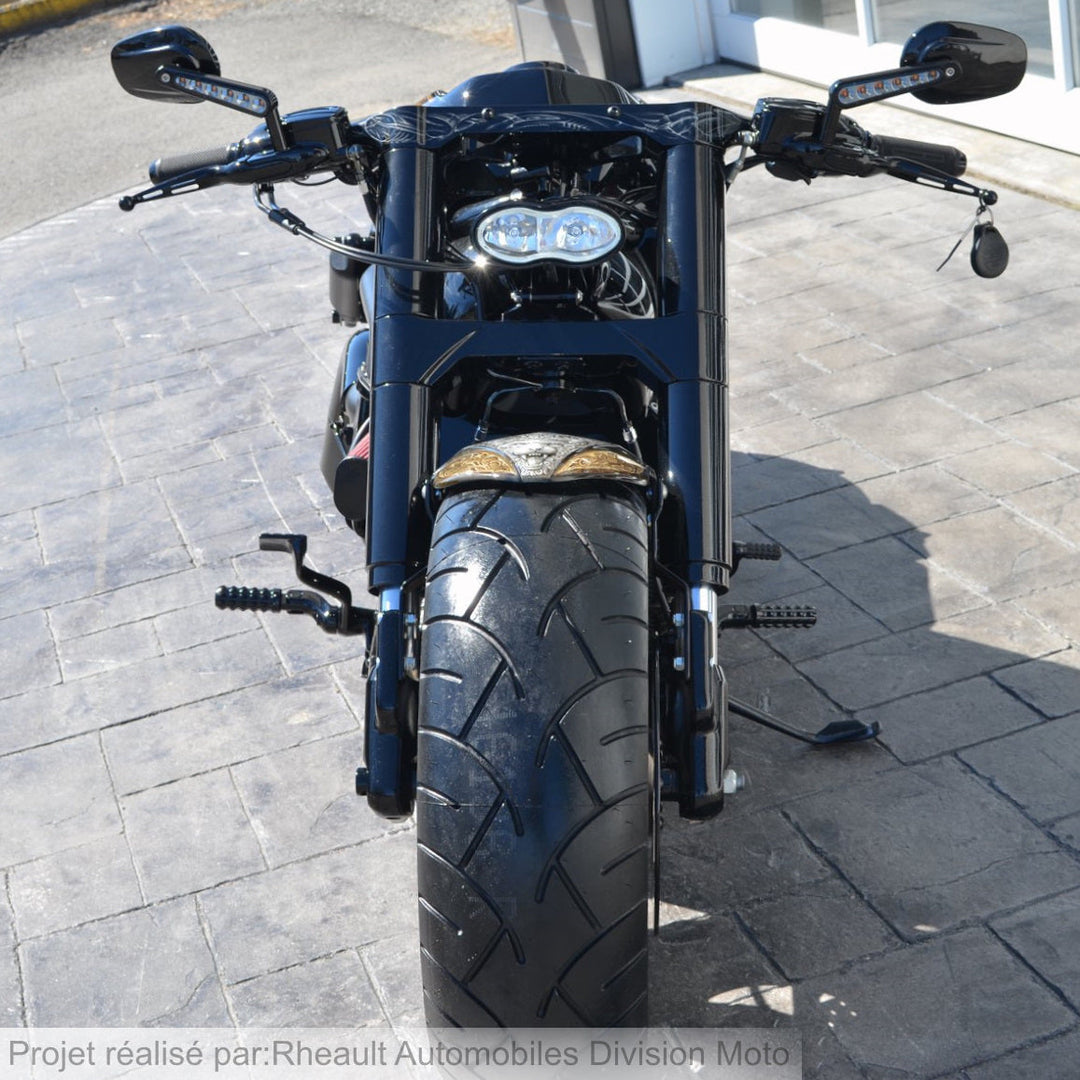 HARLEY V-ROD - Upper and Lower Fork Covers for Wide triple tree kit ...