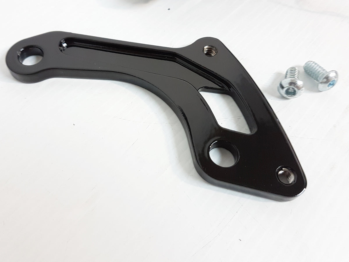HARLEY FAT BOB - Side mount curved licence plate bracket – ZEEL DESIGN