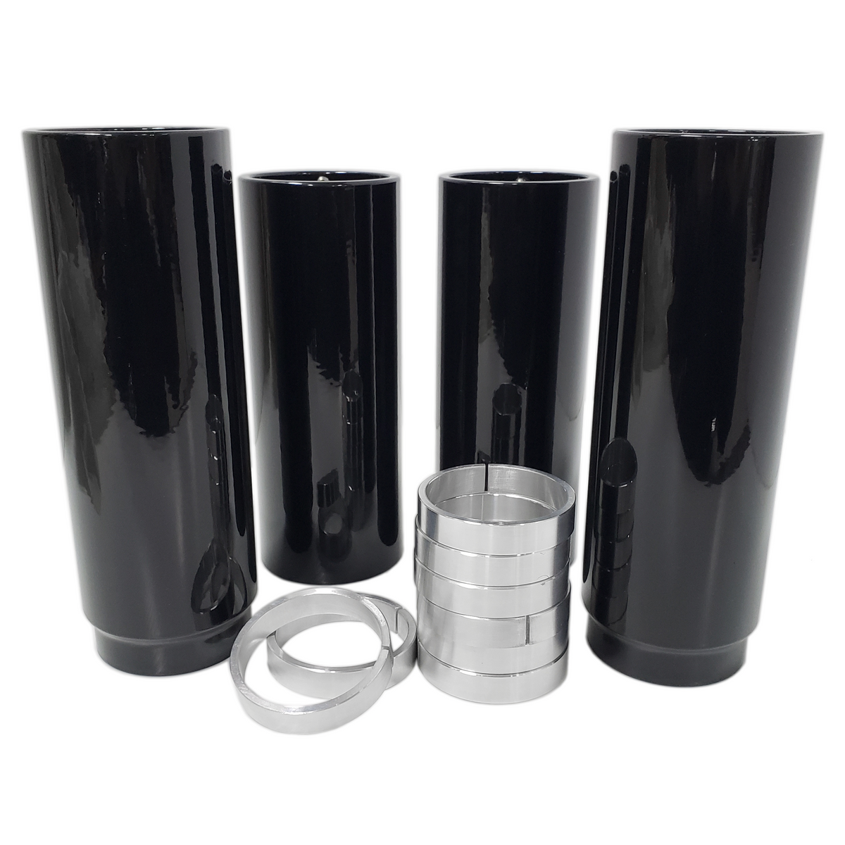 HARLEY V-ROD - Upper and Lower Fork Covers for Wide triple tree kit ...