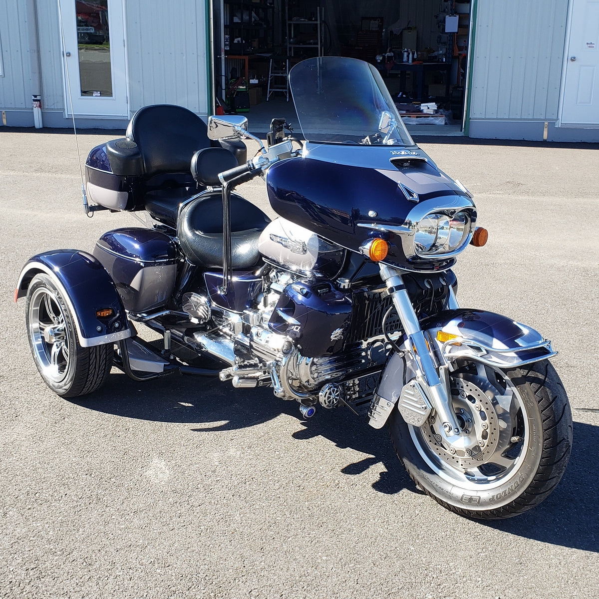 Honda Valkyrie , Bleu et gris 3 roues – ZEEL DESIGN